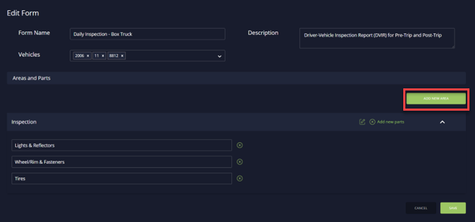 Creating Custom DVIR Inspection Forms – Radius Telematics