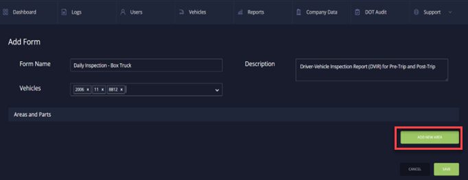 Creating Custom DVIR Inspection Forms – Radius Telematics