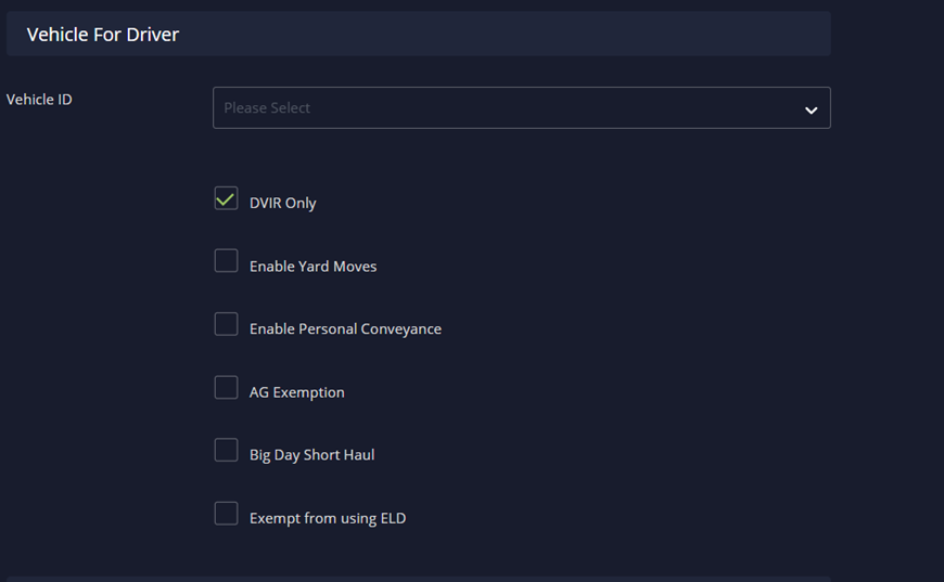 DVIR-Only Driver Setup and Inspections – Radius Telematics