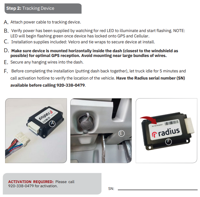 Radius LinX Installation Guide – Radius Telematics